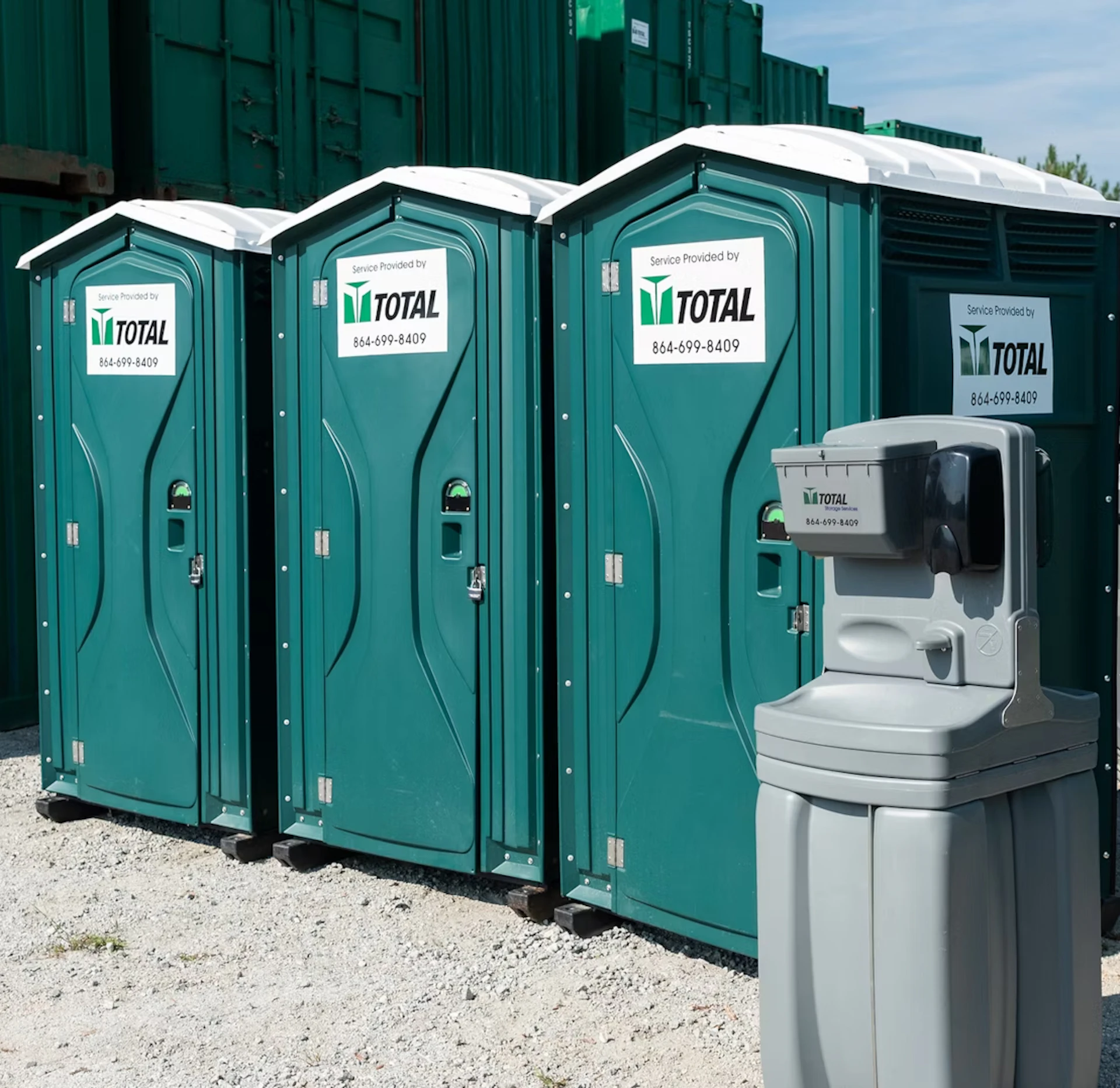 Portable Toilet Rentals in Upstate, SC | Total Storage Services